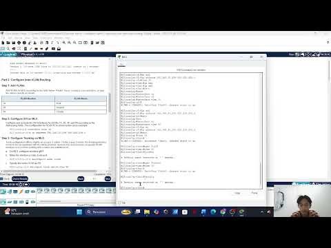 4.3.8 Packet Tracer - Configure Layer 3 Switching and Inter-VLAN Routing