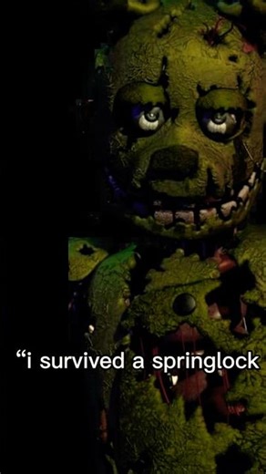 It couldn’t fit in the video, but it’s supposed to “say I survived a spring lock failure,”