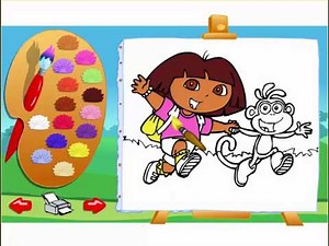 Dora The Explorer Coloring Games - Dora The Explorer Painting Games