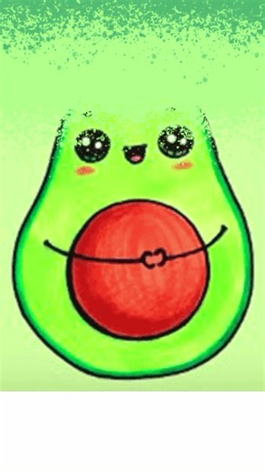 Learn to draw step by step:Avocado🥑