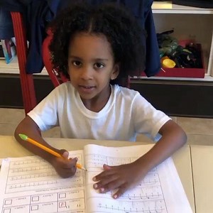 301K views · 35K reactions | My baby @acetucker is doing 4 step math problems at 4 years old. I wasn’t in school at 4. I was sitting at my grandma house watching soap operas. 藍 He’s way ahead of the game! Start them early.  | Kandi Burruss | Facebook