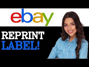 Ebay How To Reprint Shipping Label (2025)