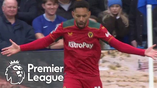Matheus Cunha equalizes for Wolves against Chelsea | Premier League | NBC Sports