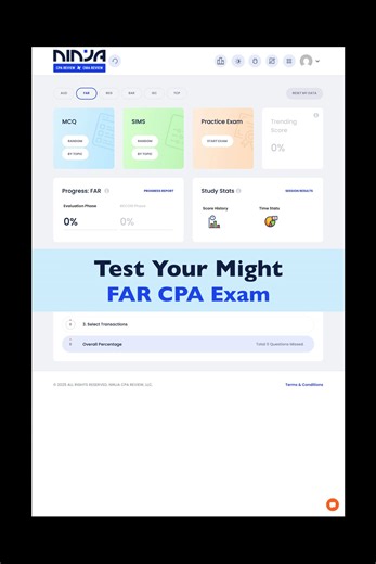Test Your Might | FAR CPA Exam (Accounting Fundamentals) ➡️ Be the first to answer all questions correctly and win a free month of NINJA CPA, NINJA CMA, or NINJA CPE. Free FAR CPA Test Bank ➤ ninjaCPAreview.com/FAR #cpaexam | another71 | Facebook