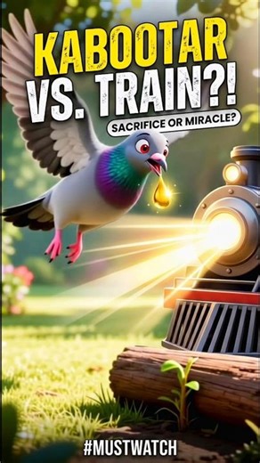 Railgaadi Ne Sab Kuch Barbaad Kar Diya!🚆😱 #storytime #ai #shorts #pigeon