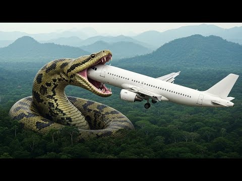 Giant Anaconda Attacks Passenger Plane Mid-Air 😱🐍✈️ | Sky Horror #snake