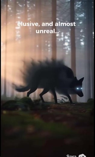 Shadow Wolf Caught on Camera — Rare Footage of a Mythical Forest Predator