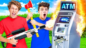 First to Break Into ATM Keeps Whats Inside | Ben Azelart