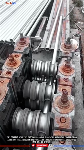 Innovation Direct Forming: Precision Conversion of Cylindrical Pipes into Hollow Sections #tech