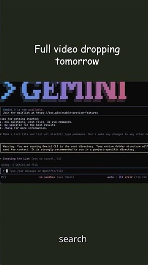 Use Google Gemini in Your TERMINAL! 🚀 #shorts ##geminicl #terminal #coding #ai #nvidia #programming