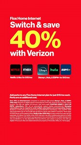Save on your favorite entertainment with any Fios Home Internet plan. | Verizon | Facebook