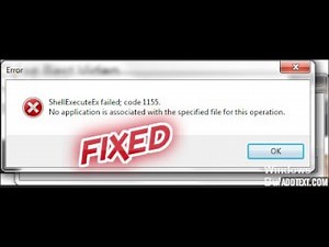FIXED!!! shellexecuteex error 1155 حل مشكلة PES 2017