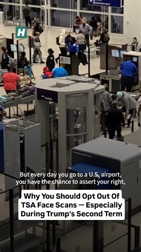 15K views · 59 reactions | In a growing number of Transportation Security Administration lines at U.S. airports, you may be asked to look into a camera that takes your photo. But did you know that you can say no to the face scan? And that you may have good reason to? HuffPost's Life Senior reporter Monica Torres explains. | HuffPost | Facebook