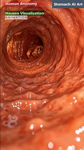 Illustration of Nausea and Stomach Animation | Stomach AI Art | 13