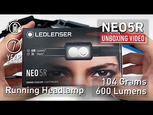 Ledlenser NEO5R Weight 104 grams - Rechargeable Headlamp for Fast-paced activities - Runner Outdoor