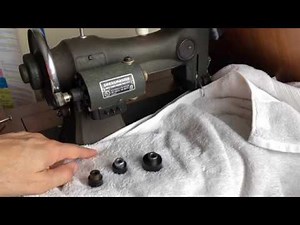 ROTARY SERIES #1: FLAT TIRE! Replace a Rotary Machine's Friction Rubber Pulley & Start Sewing Again!