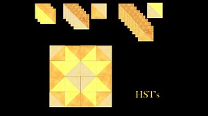 93 reactions · 562 shares | The versatile Half Square Triangle. Make 100+ HST's an hour using the Shortcut Sheet Technique. The HST Shortcut sheet shows how to make 5 different sizes and how to make different fabrics on the same sheet. | Kits by Carla | Facebook