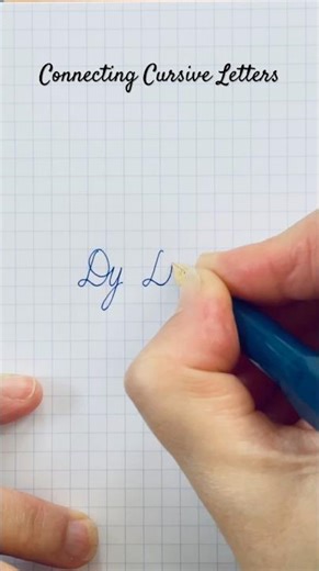 How to Connect Cursive Letters | cursive handwriting | handwriting practice | asmr | beautiful