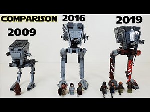 LEGO Star Wars AT-ST Walker Comparison! (8038, 75153, 75254 | 2009, 2016, 2019)