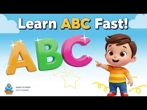 Learn ABC Fast! | Fun Alphabet Cartoon for Kids & Toddlers A-Z Learning Video