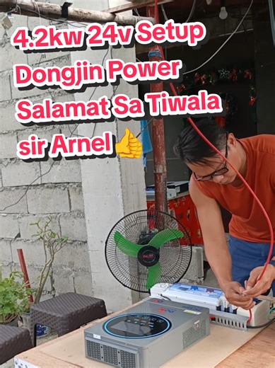 Testing 4.2kW Hybrid Solar Inverter Setup