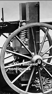 Did You Know? The First Automatic Machine Gun #didyouknow #history #machinegun