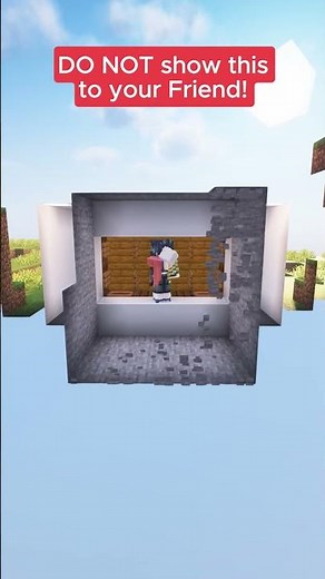 DO NOT show this build to your Friends!😱 #shorts #minecraft