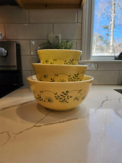 Pyrex Shenandoah Mixing Bowl Set - Etsy