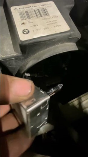 bmw xenon bulb change in 34 seconds #shorts #carservice #mechanic