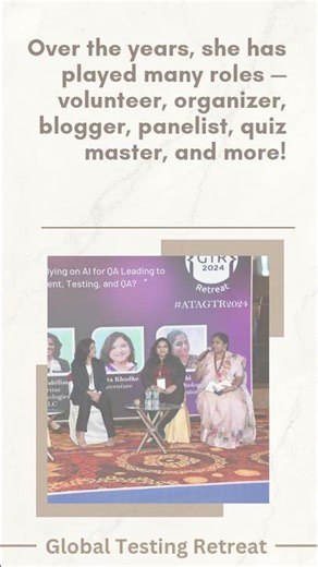 Deepthi’s #ATAGTR Journey | From Call for Papers to 10 Years of Growth with ATA 🌟