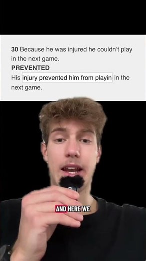 Do you have C1 English? Then complete this Cambridge CAE Use of English Sentence Transformation.