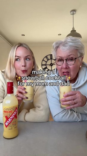 Festive Snowball Cocktail Recipe for Christmas Cheer
