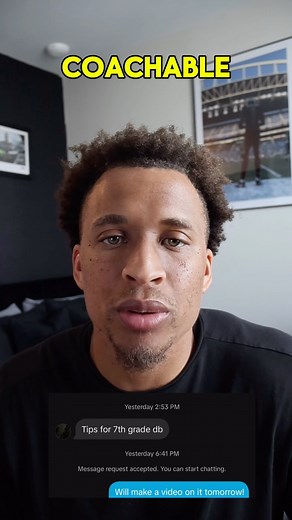 Tips for middle school football players (cornerbacks) #defensiveback #dbdrills #cornerback #dbtips #CollegeFootball #nfldraft #football #sports | DB Vision