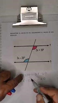 Calculo de ángulos alternos internos