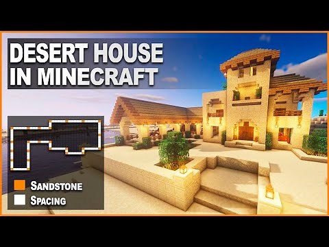 Minecraft: How to build a Desert Survival House | Tutorial