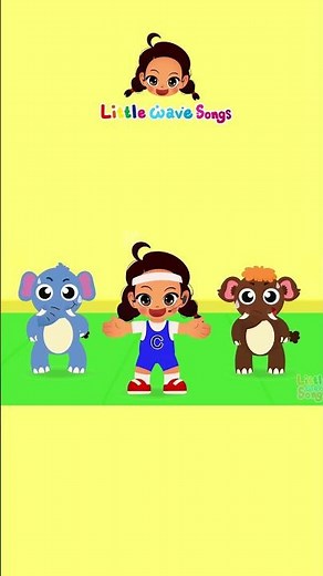 Head Shoulders Knees & Toes | Nursery Rhymes For Toddlers | Little Wave Songs - Baby Coco