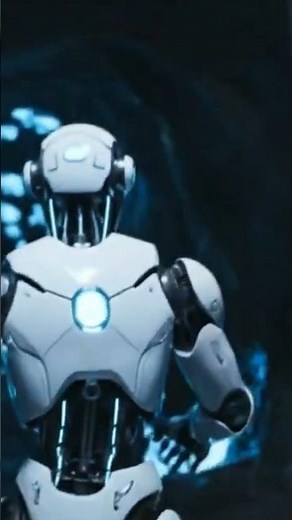 Robot Explores Bioluminescent Alien Tunnels | AI Mindscape Shorts