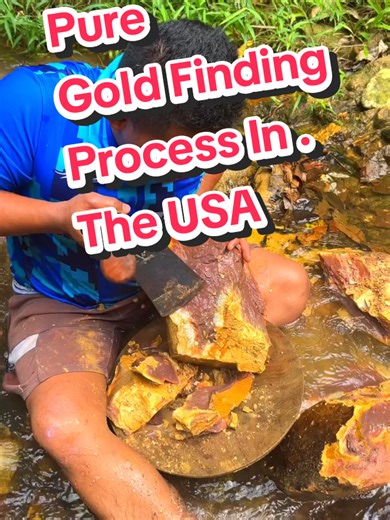 Gold Finding Process in the USA
