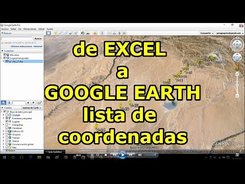 de EXCEL a GOOGLE EARTH - Subir Lista de Coordenadas utm