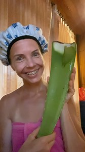 Aloe Vera for Natural Skin Care 💆‍♀️ Using aloe vera gel straight from the plant is one of the best ways to take care of your skin. 🌱💚 Here on a tropical island, going to the beach, bathing in the warm Thai sea and sunbathing are my daily rituals that require proper caring and protecting the skin 🌊🌞 I use natural sun protective oil that is available for order at the ‘Health Glows’ online shop before going to the beach and aloe vera gel after the beach. When I return from the beach, I like t