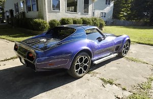 Tron-themed 1977 C3 Corvette Goes Viral on Reddit - CorvetteForum