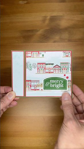 Stampin’ Up! Sign Design Fun Fold Christmas Card #diy #papercrafting #cardmaking #foldablepapercraft