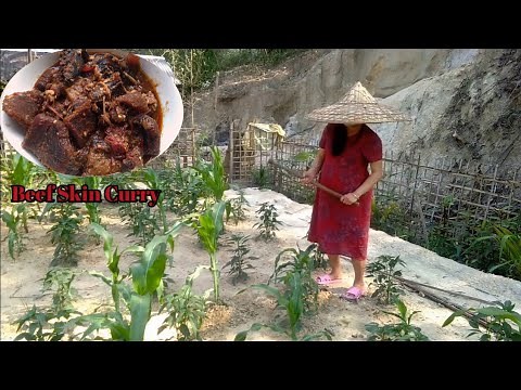 How To Cook Beef Skin Curry | Cooking Delicious Cow Skin