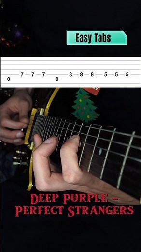 Deep Purple - Perfect Strangers (Tabs) #deeppurple #perfectstrangers #easyguitar