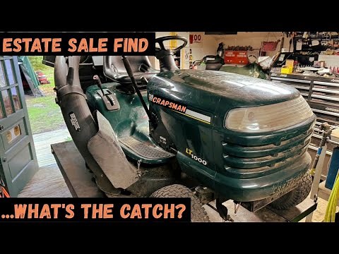 Craftsman LT1000 Maintenance And Drive Belt Replacement