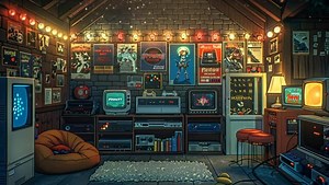 Retro Arcade Background Images – Browse 81,285 Stock Photos, Vectors, and Video