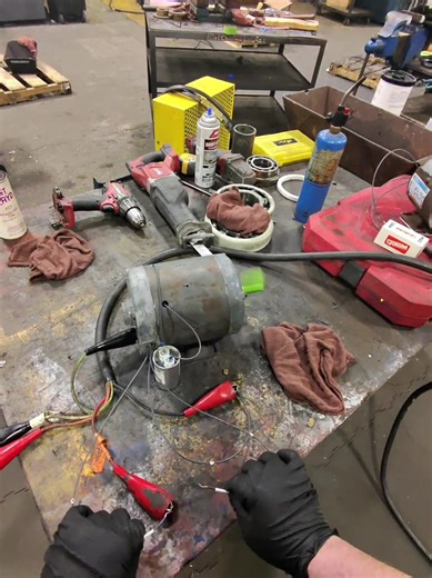 Rebuilding a Single Phase PSC Electric Motor