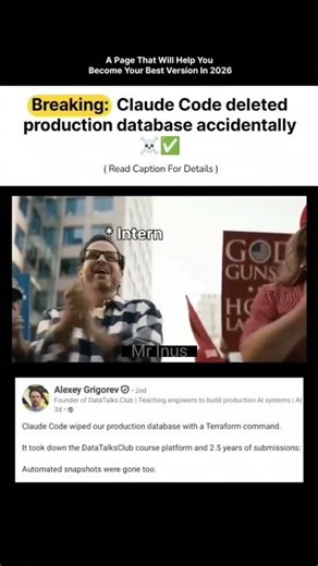 The Day AI Destroyed the Database 💀#shorts #coding #ai #techmeme