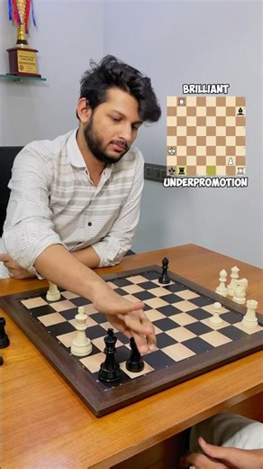 Genius Underpromotion That Changed the Game in Chess Endgame #chessshorts #chessendgame