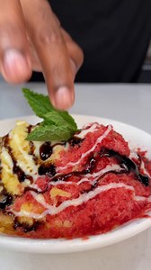 Looking for ways to refresh this summer? Try our frozen shaved stone fruits hack! It's a game-changer. Wash the stone fruit of your choice, then freeze them overnight. When you are ready, use a microplane and a cold bowl to shave down the fruit. We topped ours with some condensed milk and a drizzle of Fairway Balsamic Glaze. The best for #SummersBest! | Fairway Market